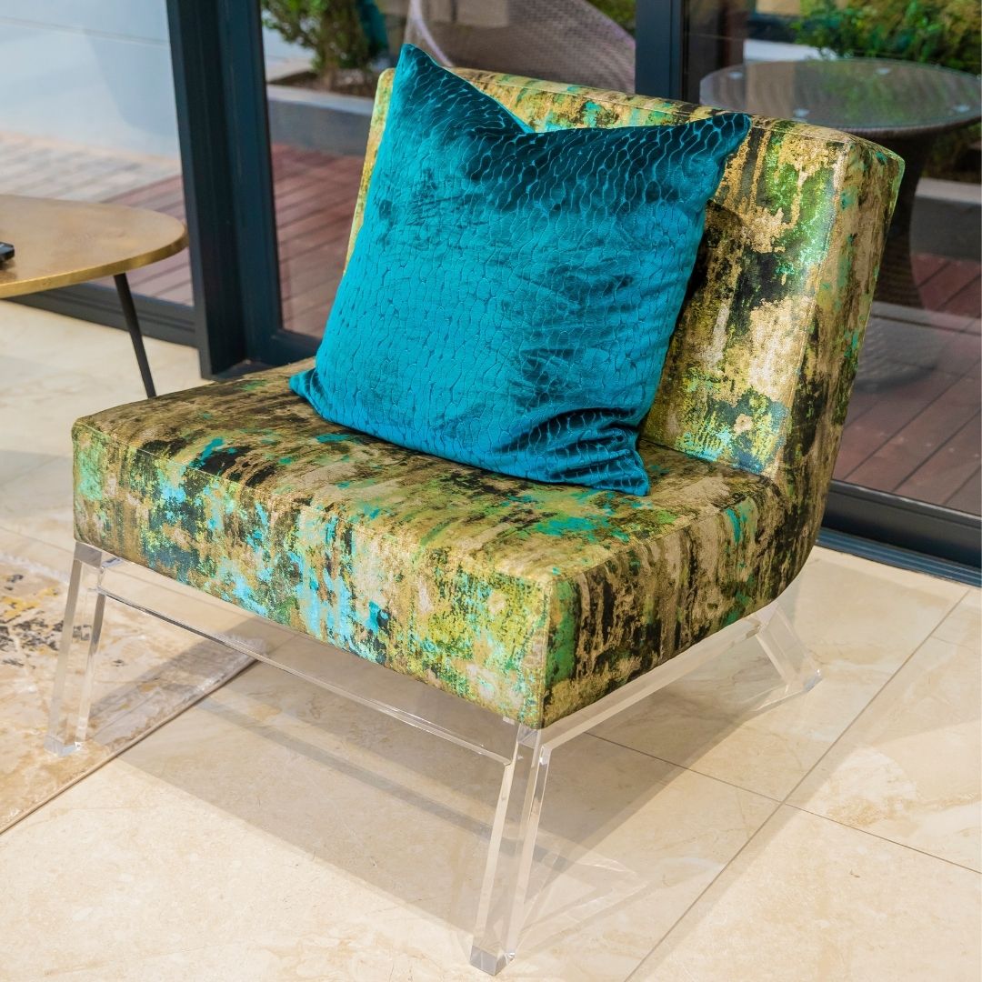 Ntebogeng Perspex Occasional Chair Setters Furniture